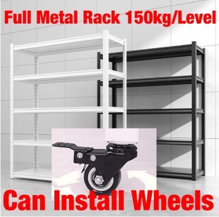 Heavy duty metal rack wheel (Not suitable for Grill Type Rack), Sports ...