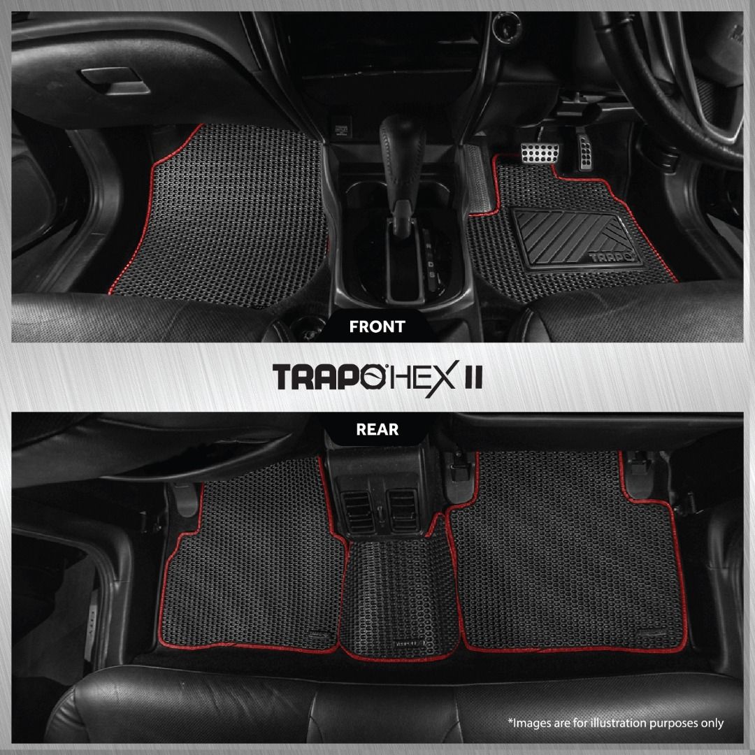 Hex Car Mat (TRAPO) Anti-Bacterial / Hygiene / Odourless / Premium ...