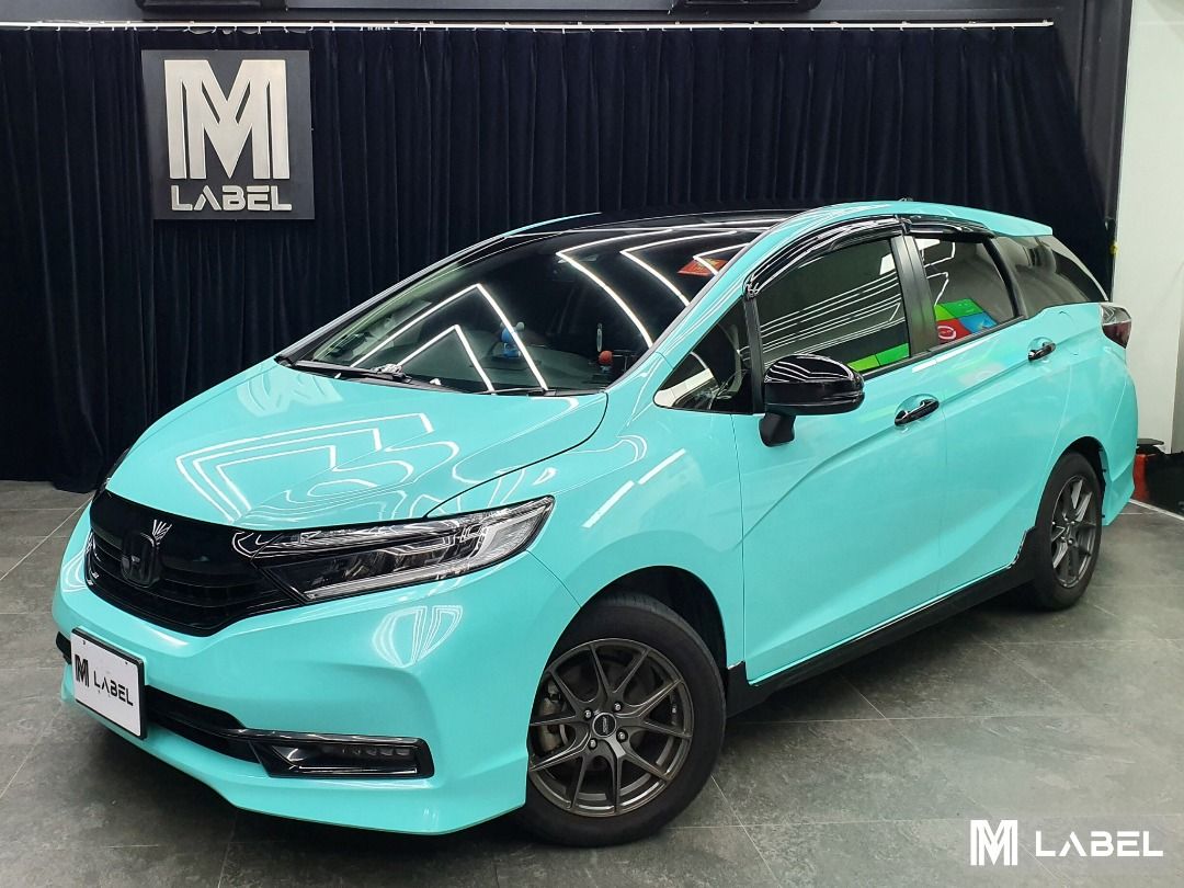 Honda Shuttle Full Vinyl Wrap - Gloss Diamond Tiffany, Car Accessories ...