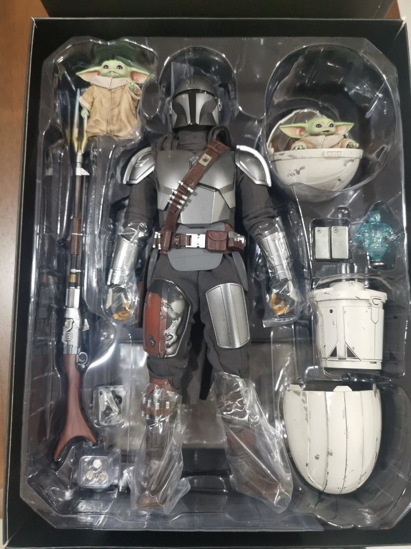Hot Toys The Mandalorian & The Child Deluxe Version TMS015, Hobbies ...