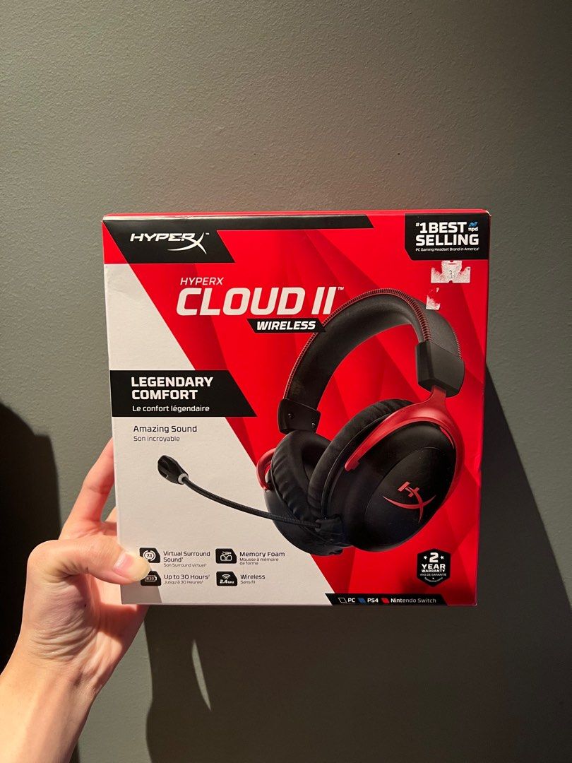 Hyperx cloud ii 2 wireless, Audio, Headphones & Headsets on Carousell