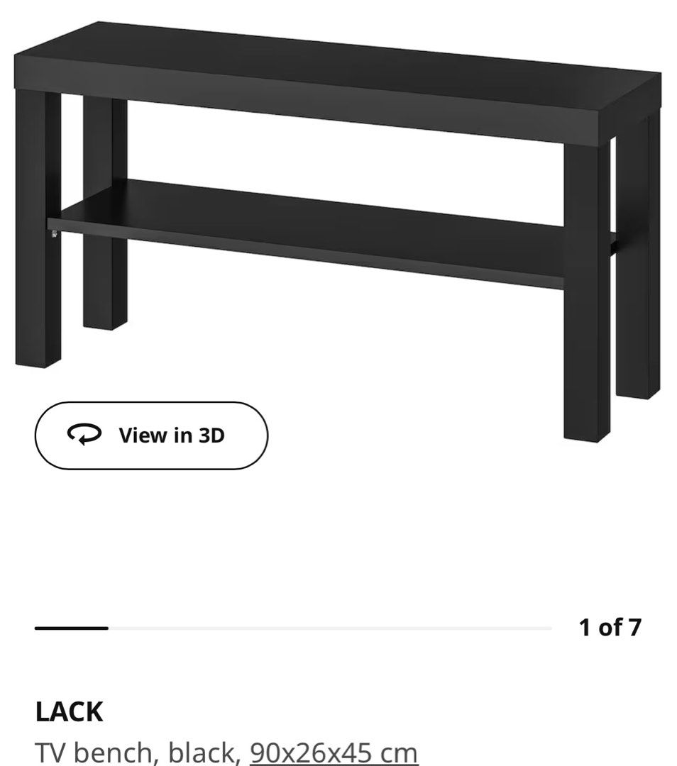 IKEA Lack TV Bench $25, Furniture & Home Living, Furniture, TV Consoles ...