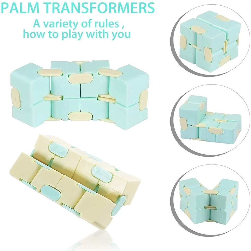 Infinity Fidget Cube for Children and Adult ADHD Distraction Focus ...