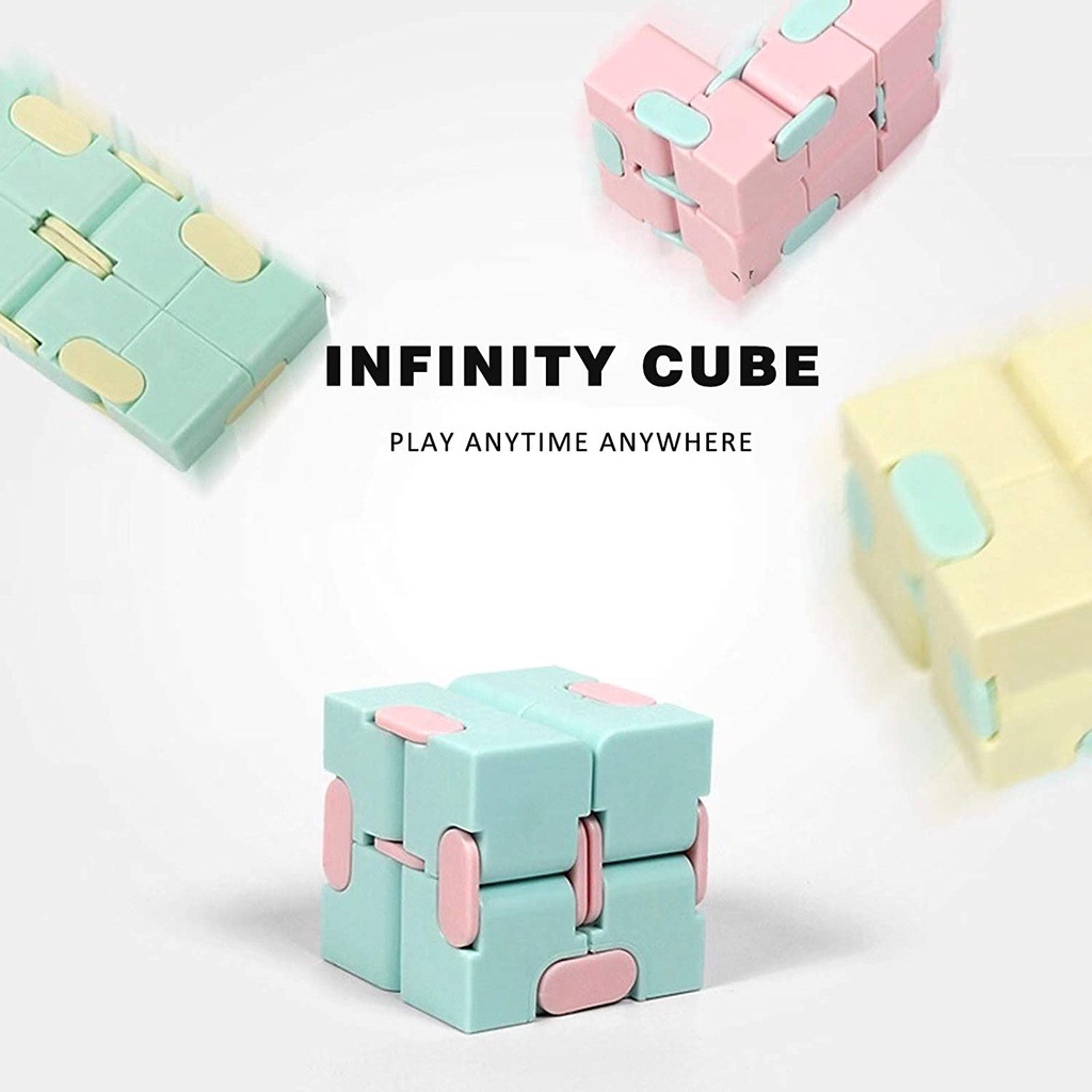 Infinity Fidget Cube for Children and Adult ADHD Distraction Focus ...