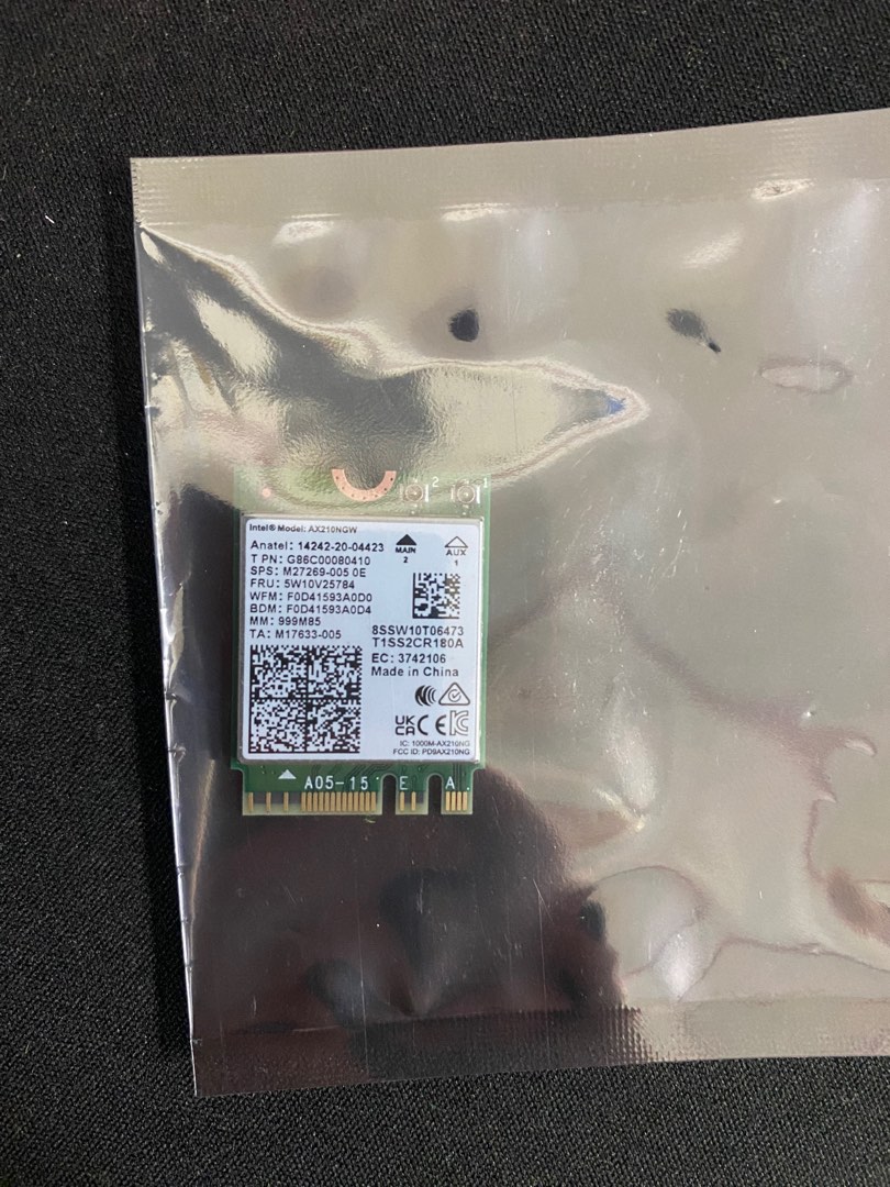 Intel Wifi Card AX210, Computers & Tech, Parts & Accessories ...