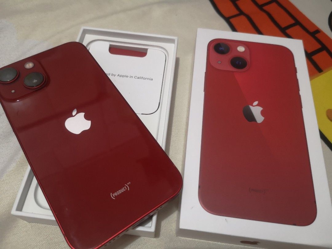 iPhone 13 mini red on Carousell