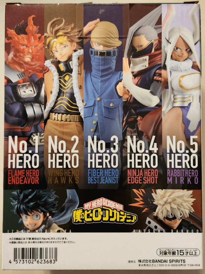 Izuku Midoriya Figure - My Hero Academia Top 5, Hobbies & Toys, Toys & Games on Carousell