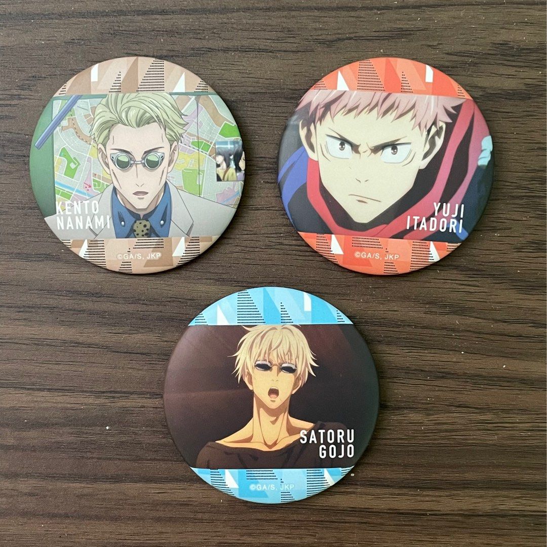 Jujutsu Kaisen JJK Nanami Itadori Gojo Official Badge, Hobbies & Toys ...