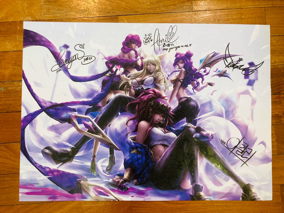 Kda Poster Hobbies And Toys Memorabilia And Collectibles J Pop On Carousell