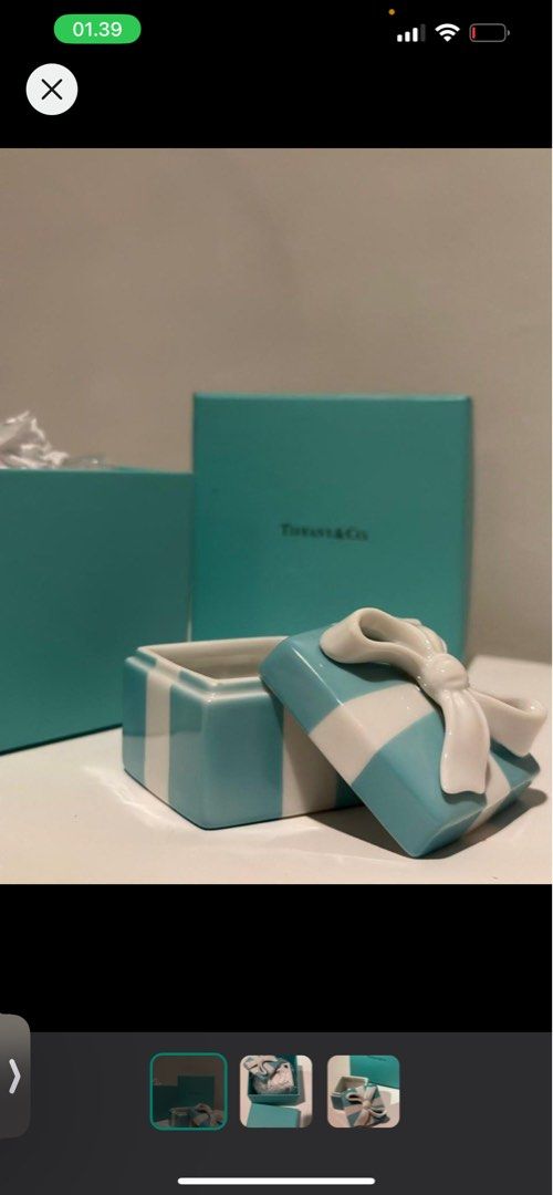 Keramik ceramic box tiffany&co box cincin ring bone china porcelain ...