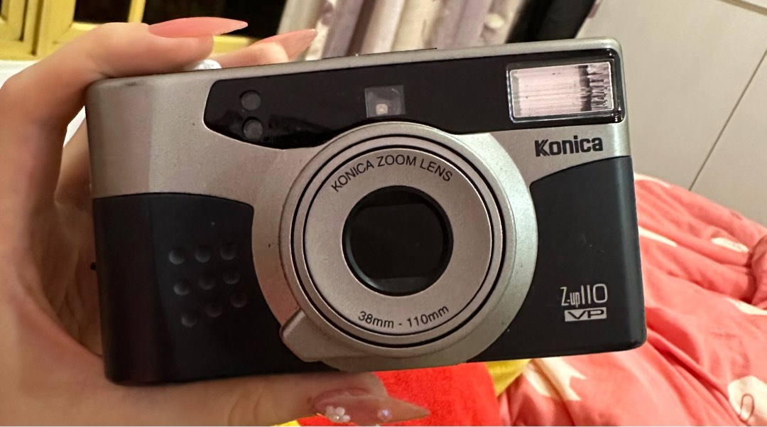 Konica Z-Up 110 film camera, Photography, Cameras on Carousell