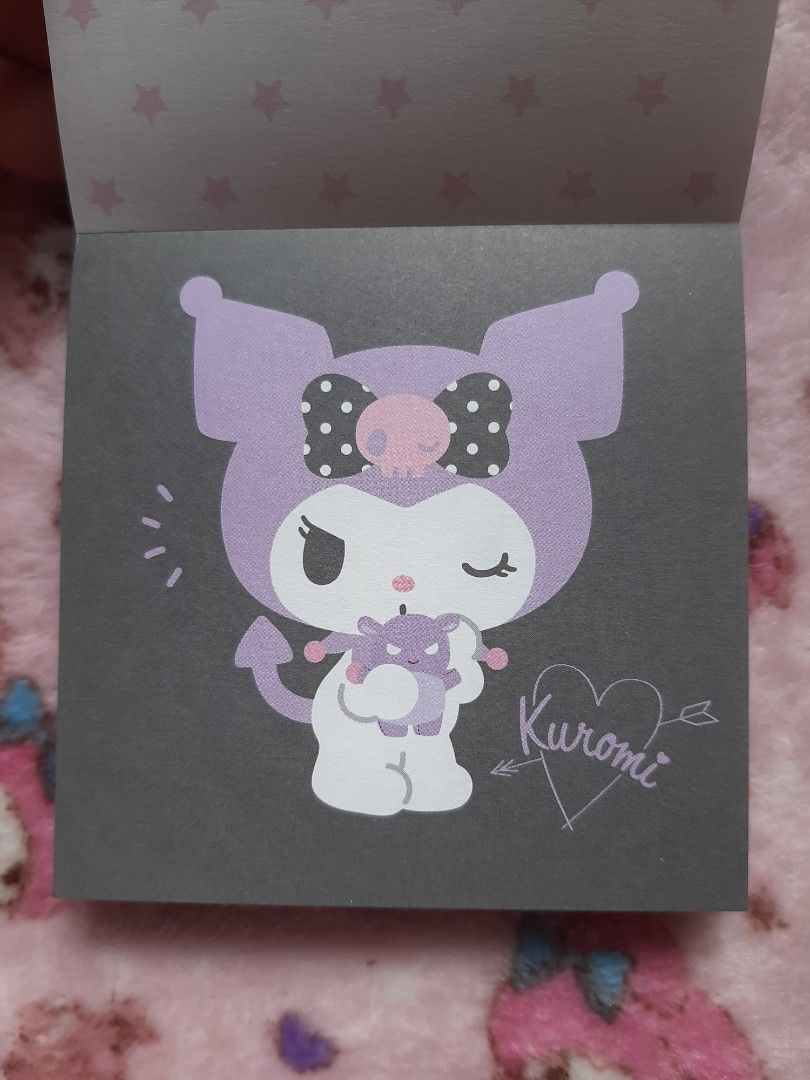 Kuromi Mini Square Memo Sanrio, Hobbies & Toys, Memorabilia ...
