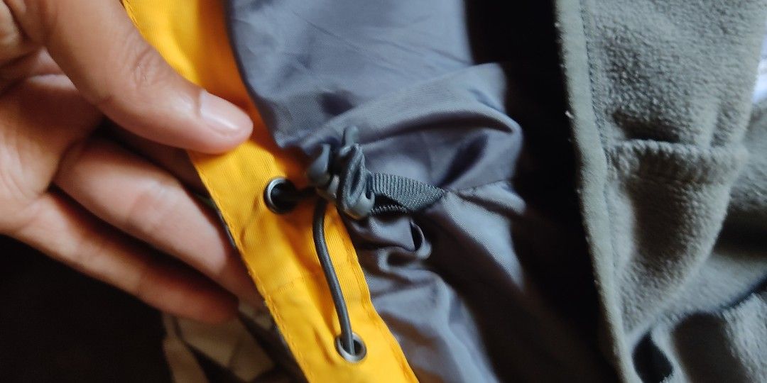 Leaveland 2 Tone Rain Jacket with fleece jacket on Carousell