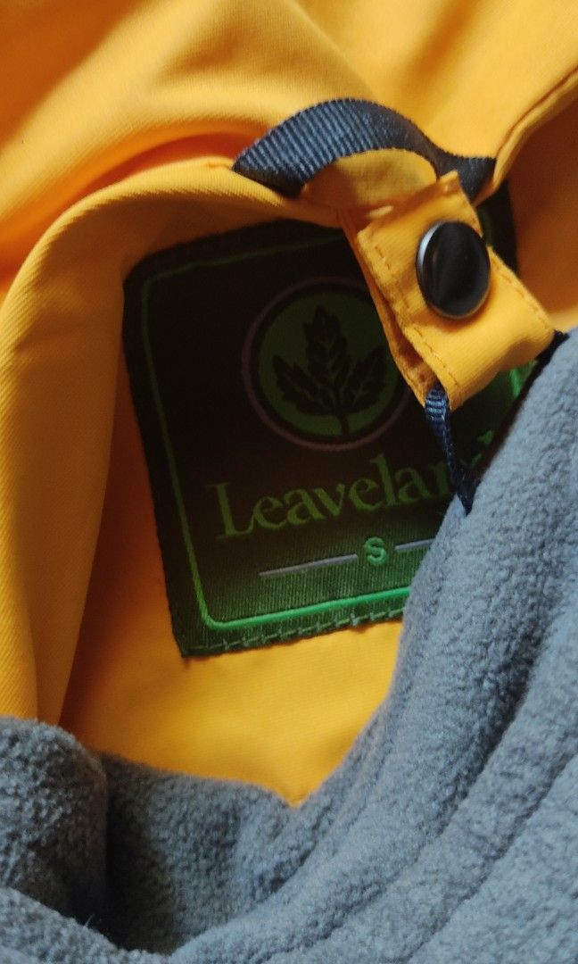 Leaveland 2 Tone Rain Jacket with fleece jacket on Carousell