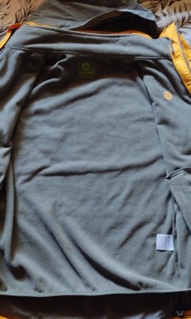 Leaveland 2 Tone Rain Jacket with fleece jacket on Carousell