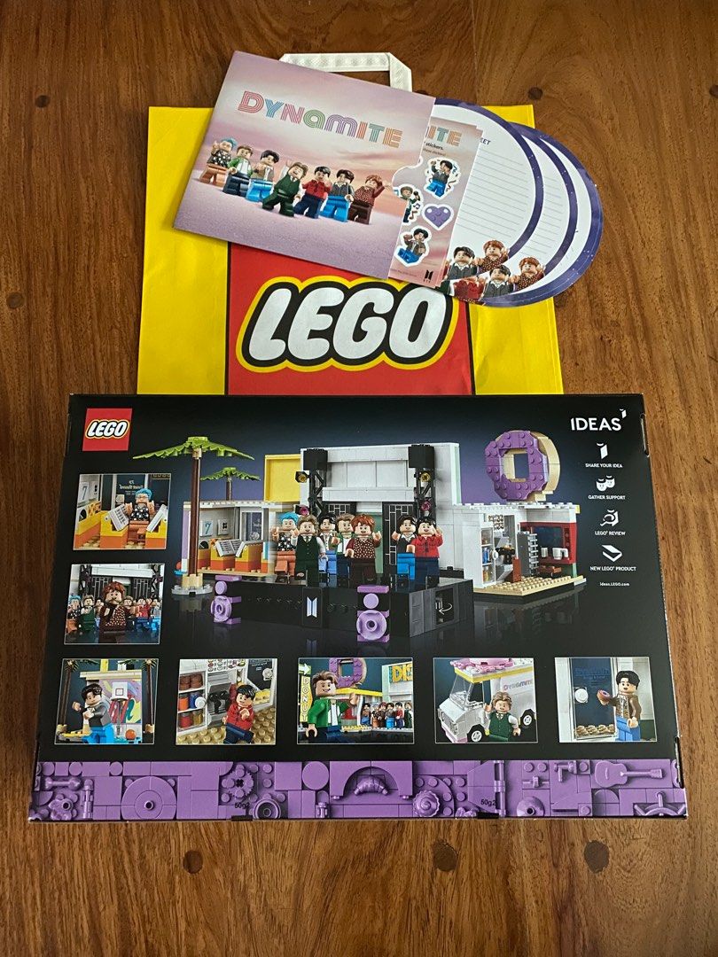 Lego BTS Dynamite with freebies, Hobbies & Toys, Stationary & Craft ...