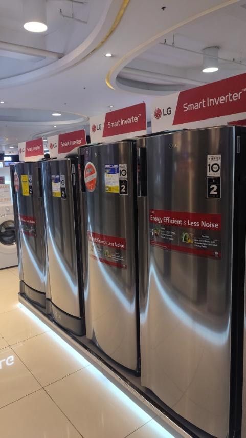 LG TWO DOOR NO FROST INVERTER REFRIGERATOR, TV & Home Appliances ...