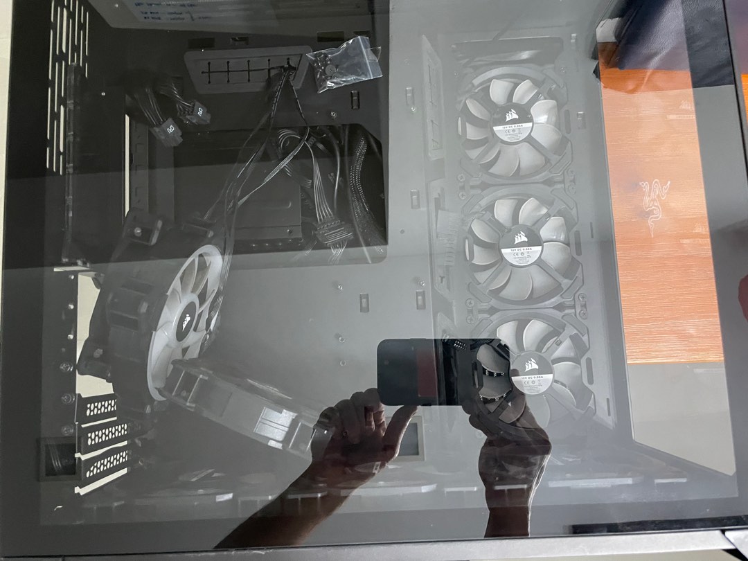 LIAN LI PC-O11 Dynamic Razer Edition with 9x Corsair LL120 Fans ...