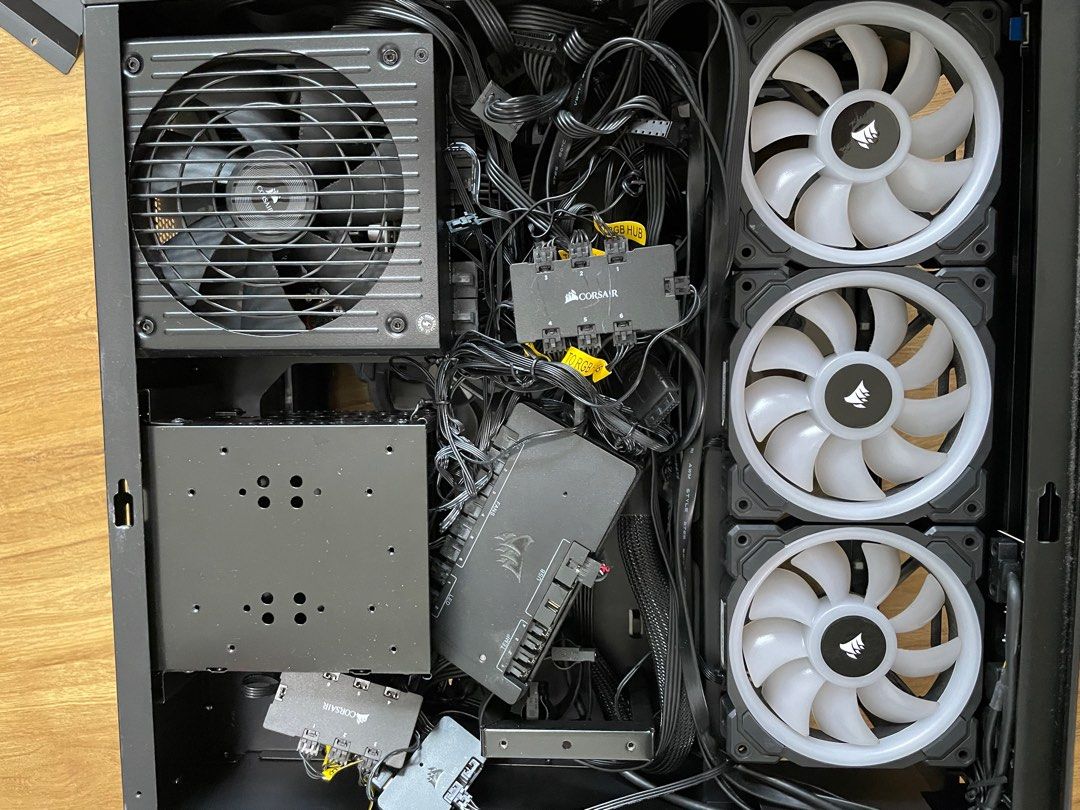 LIAN LI PC-O11 Dynamic Razer Edition with 9x Corsair LL120 Fans ...