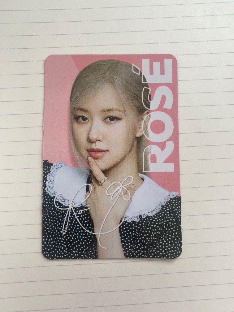 Limited edition Rose oreo x blackpink card, Hobbies & Toys, Memorabilia ...