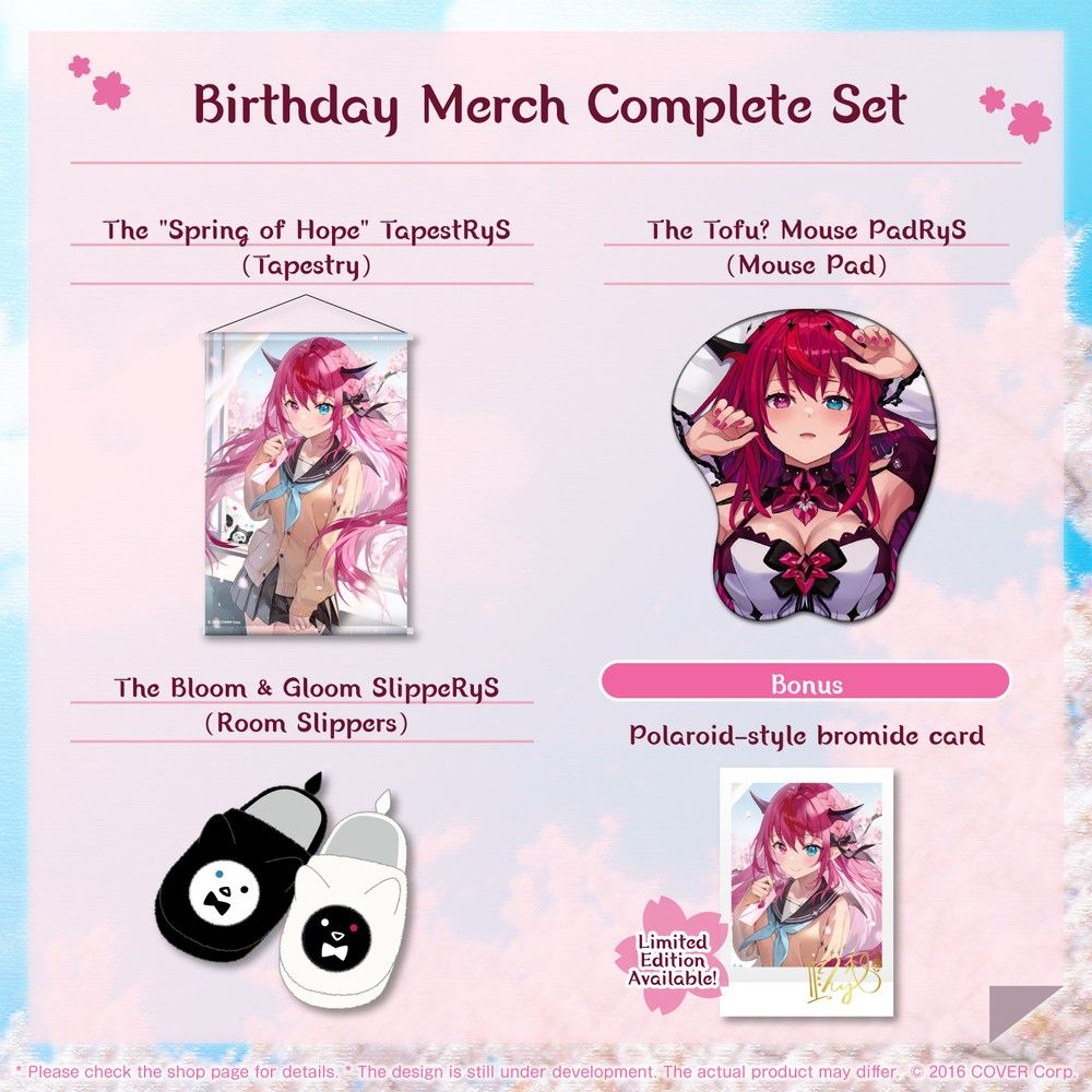[Limited Quantity/Handwritten Autograph] IRyS Hololive 2023 Birthday Celebration Birthday Merch ...