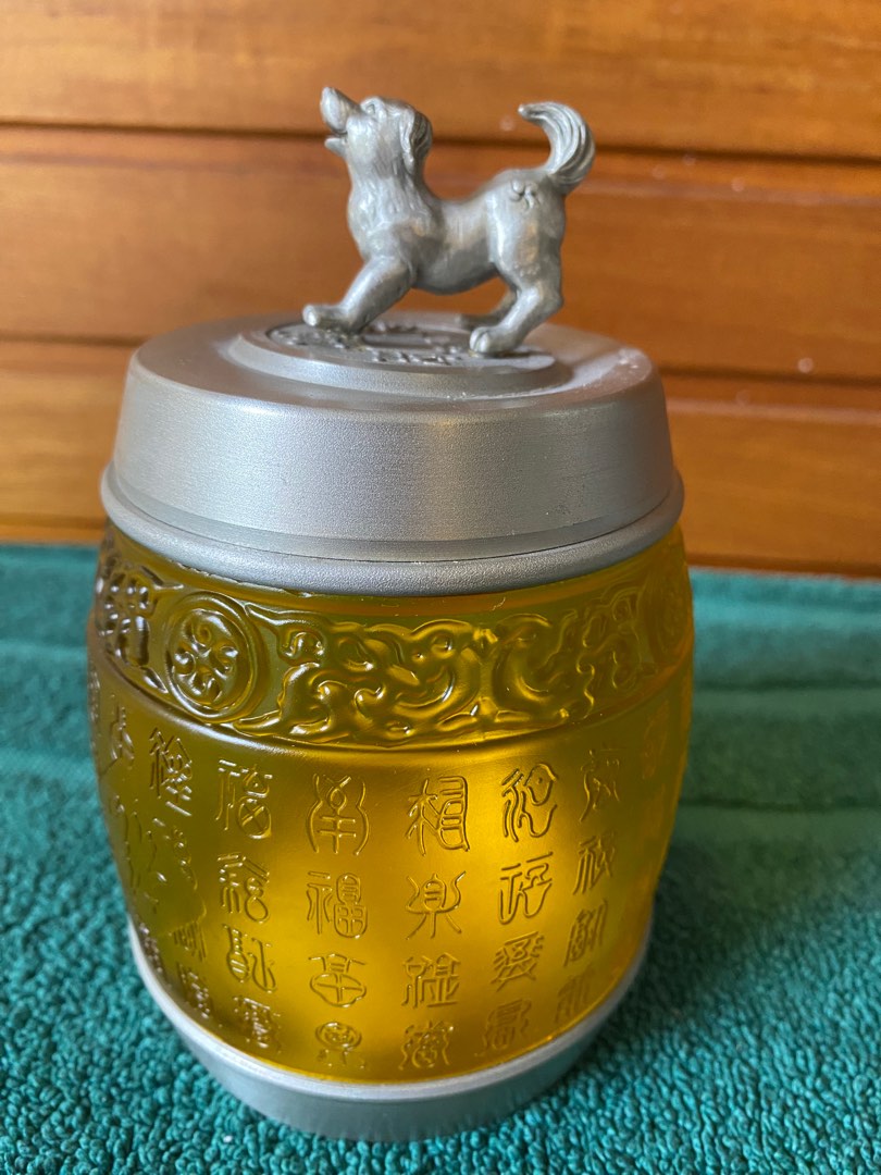 Liuli-pewter Tea Leaves Container, Hobbies & Toys, Memorabilia ...