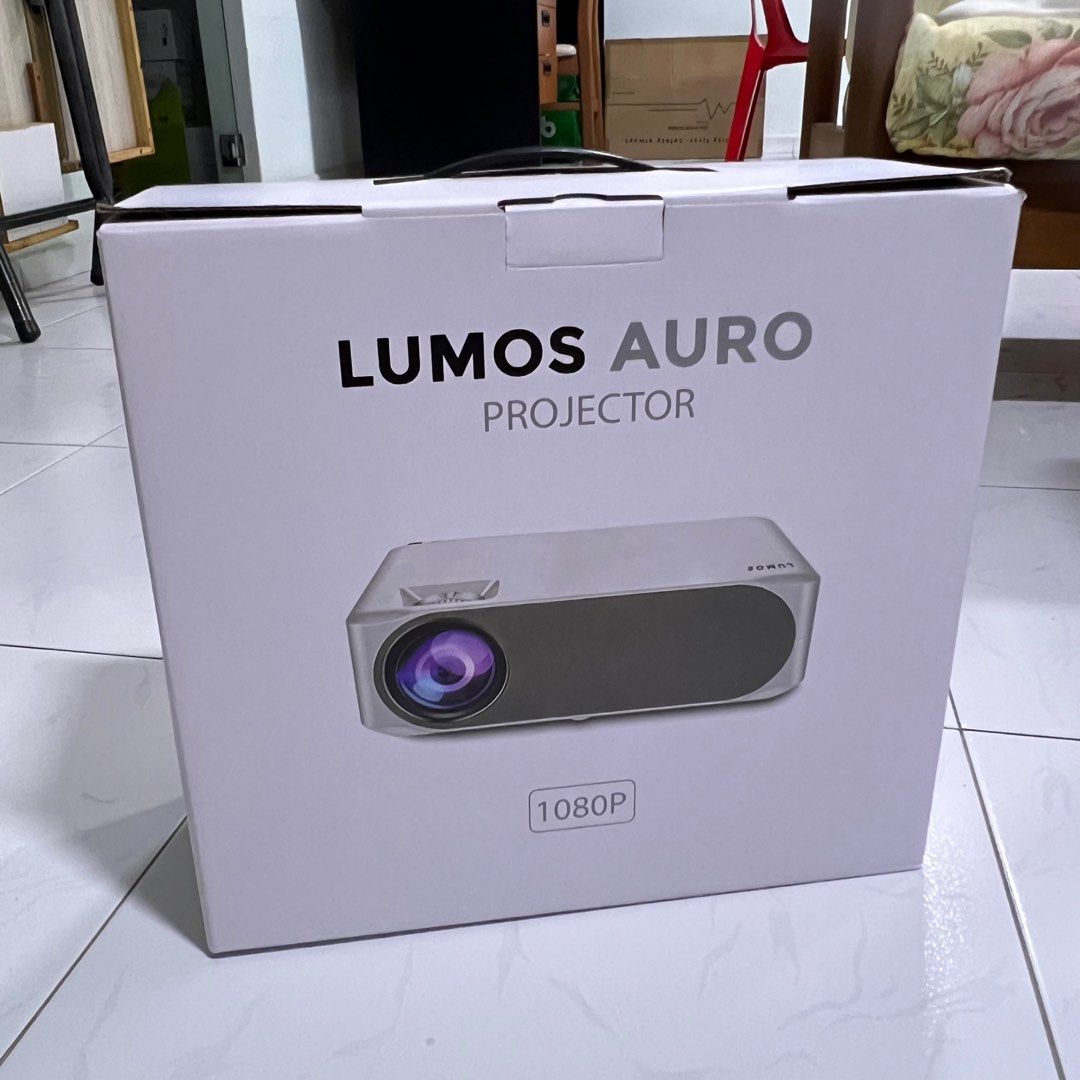 Lumos AURO projector with projector stand, TV & Home Appliances, TV & Entertainment, Projectors ...