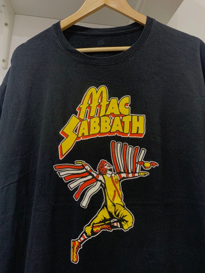 Mac Sabbath Parody Black Sabbath Tshirt, Men's Fashion, Tops & Sets, Tshirts & Polo Shirts on ...