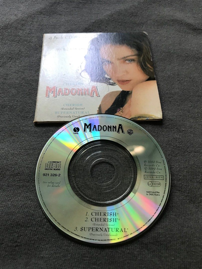 MADONNA - CHERISH ( 3 Inch CD Single ), Hobbies & Toys, Music & Media ...