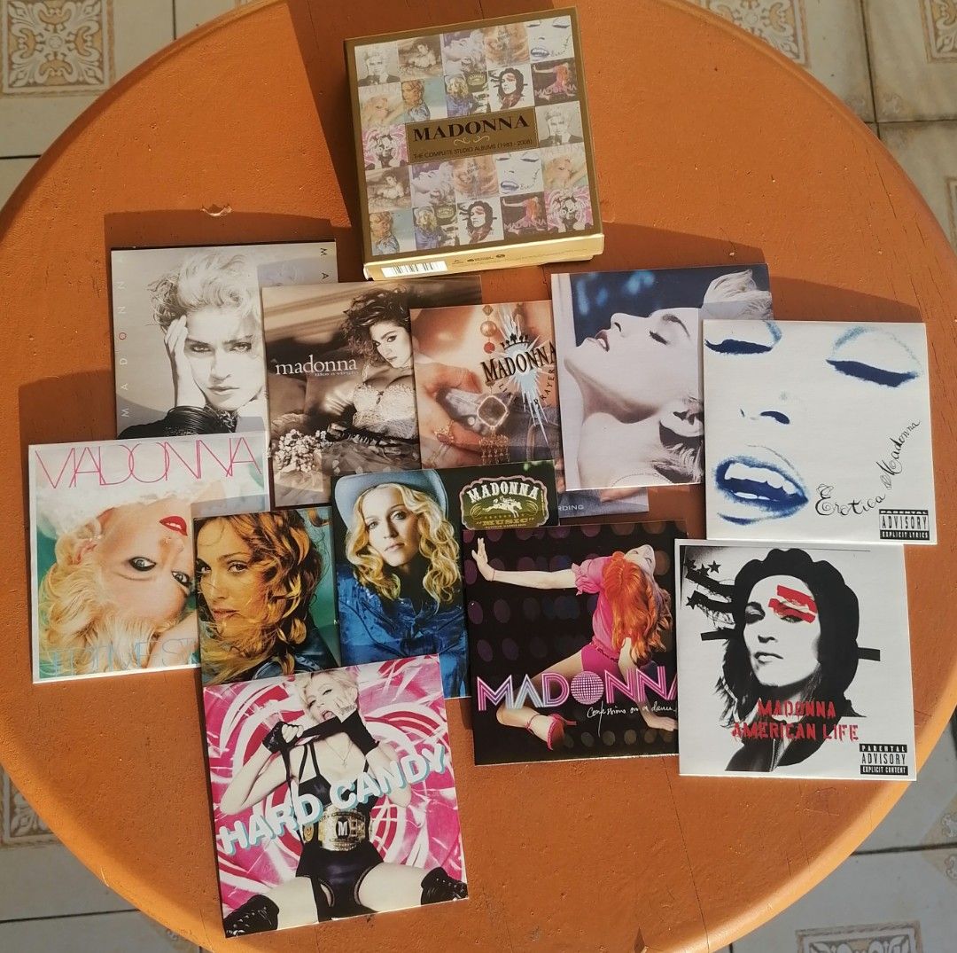 MADONNA: The Complete Studio Album Series (1983-2008) CD Boxset, Hobbies & Toys, Music & Media ...