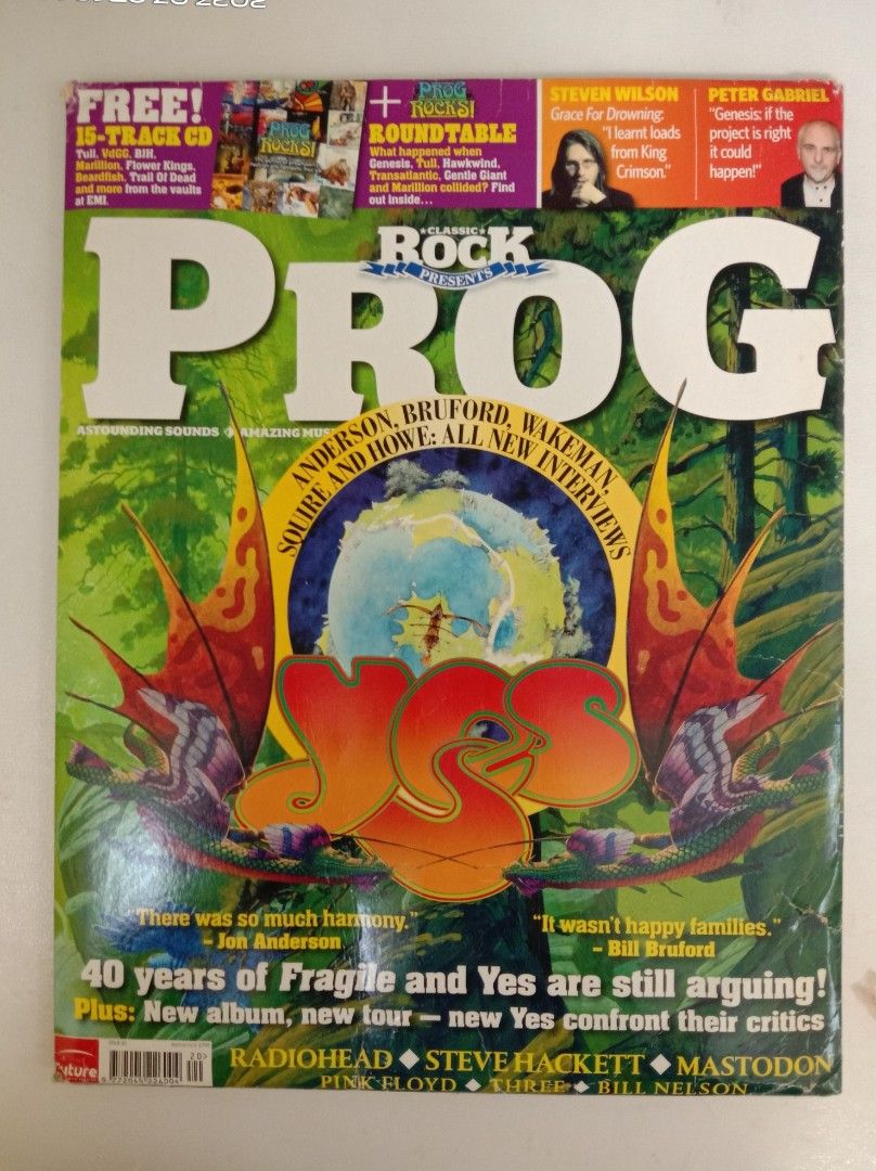 Magazine Classic Rock present PROG free CD and booklet, Hobbies & Toys ...