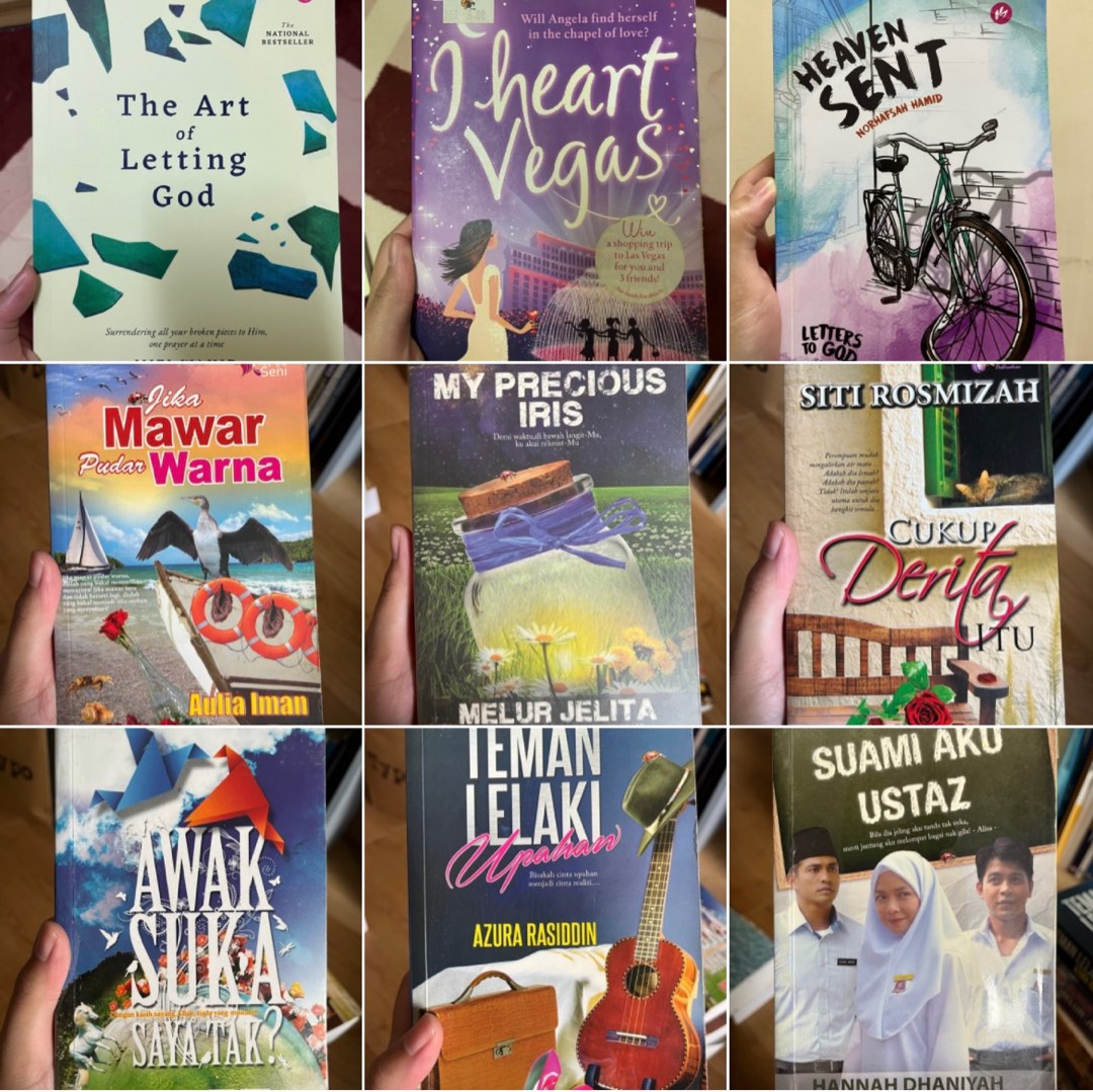 Malay & English novels / motivational books, Hobbies & Toys, Books ...