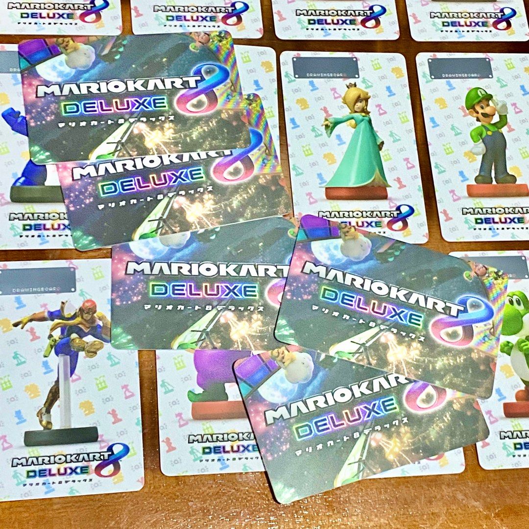 Mariokart 8 Deluxe NFC Cards set of 20, Video Gaming, Video Games ...