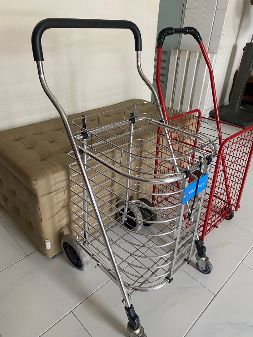 Market Shopping trolley ( NTUC FairPrice & Normal red ), Hobbies & Toys ...
