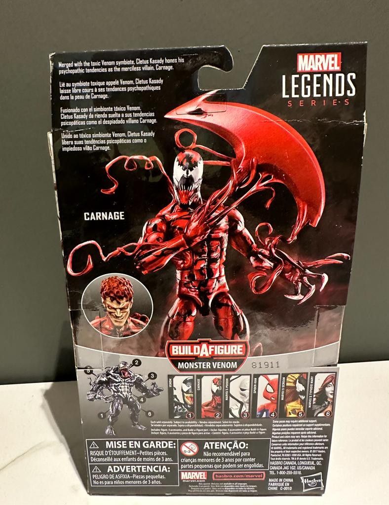 Marvel Legends: Carnage, Hobbies & Toys, Toys & Games on Carousell