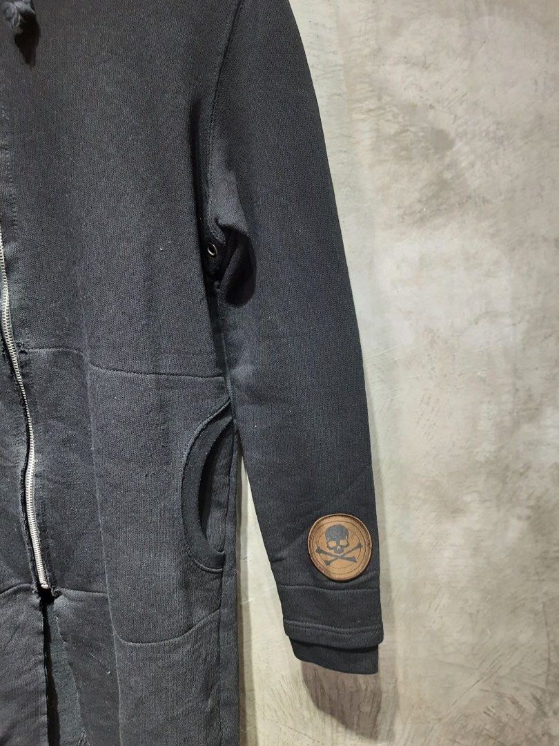 Mastermind Japan long zip up jacket on Carousell