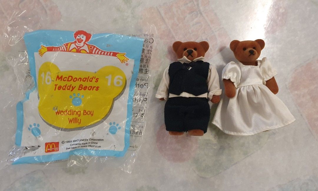 McDonald's vintage teddy bears year 1999, Hobbies & Toys, Toys & Games ...
