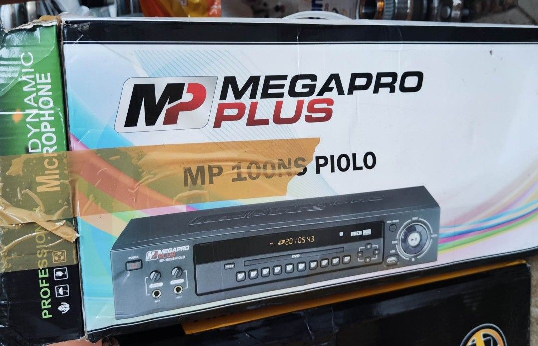 Megapro Plus Karaoke Player MP100NS Piolo with Free Wired Microphone on ...