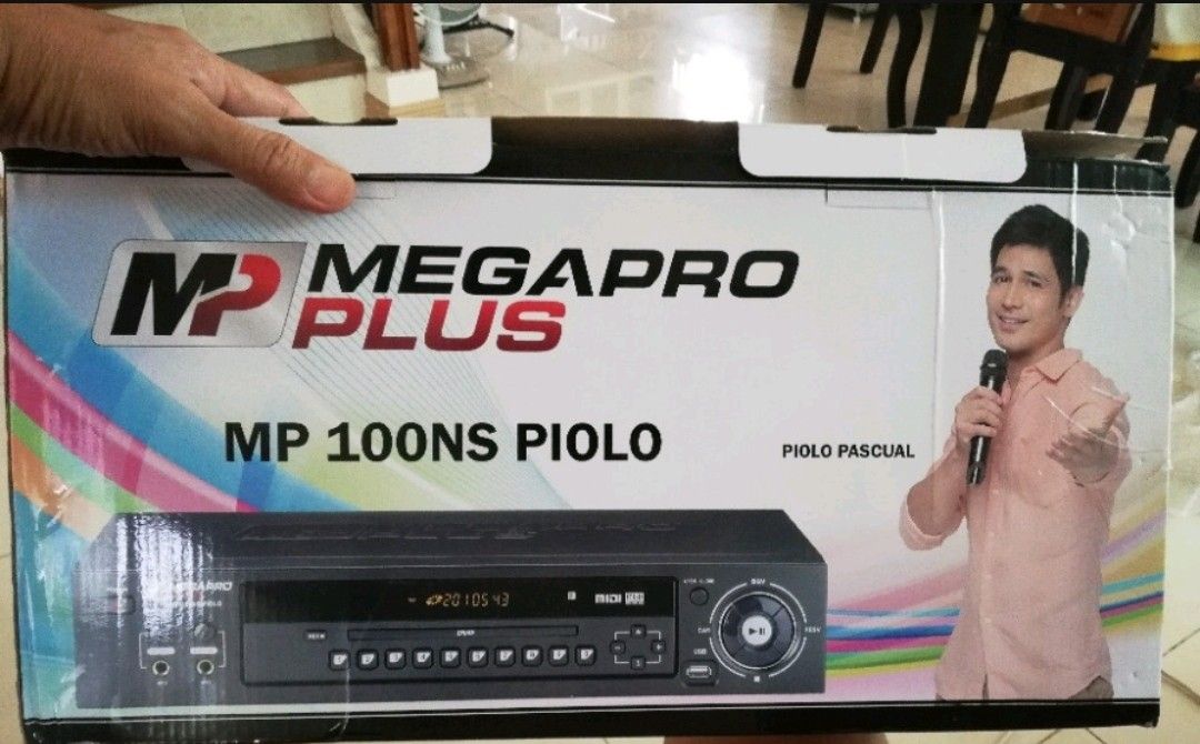 Megapro Plus Karaoke Player MP100NS Piolo with Free Wired Microphone on Carousell