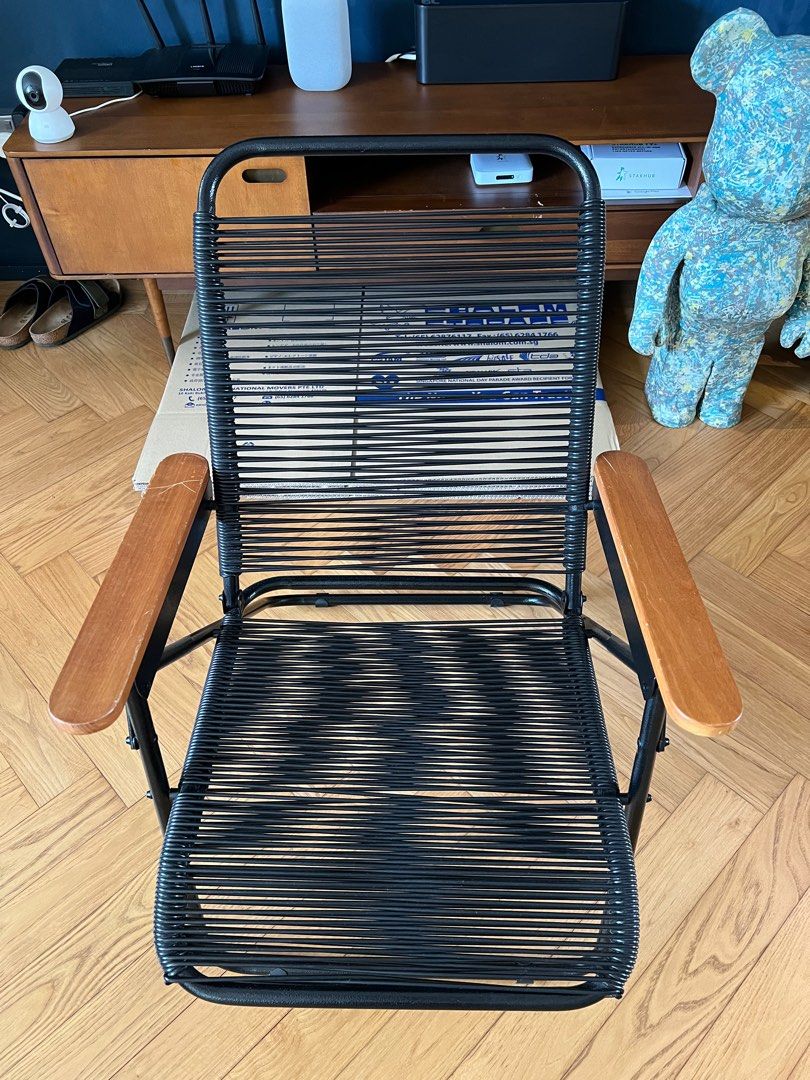 Mid Century Modern Foldable Grandpa Lounge Chair, Furniture & Home ...