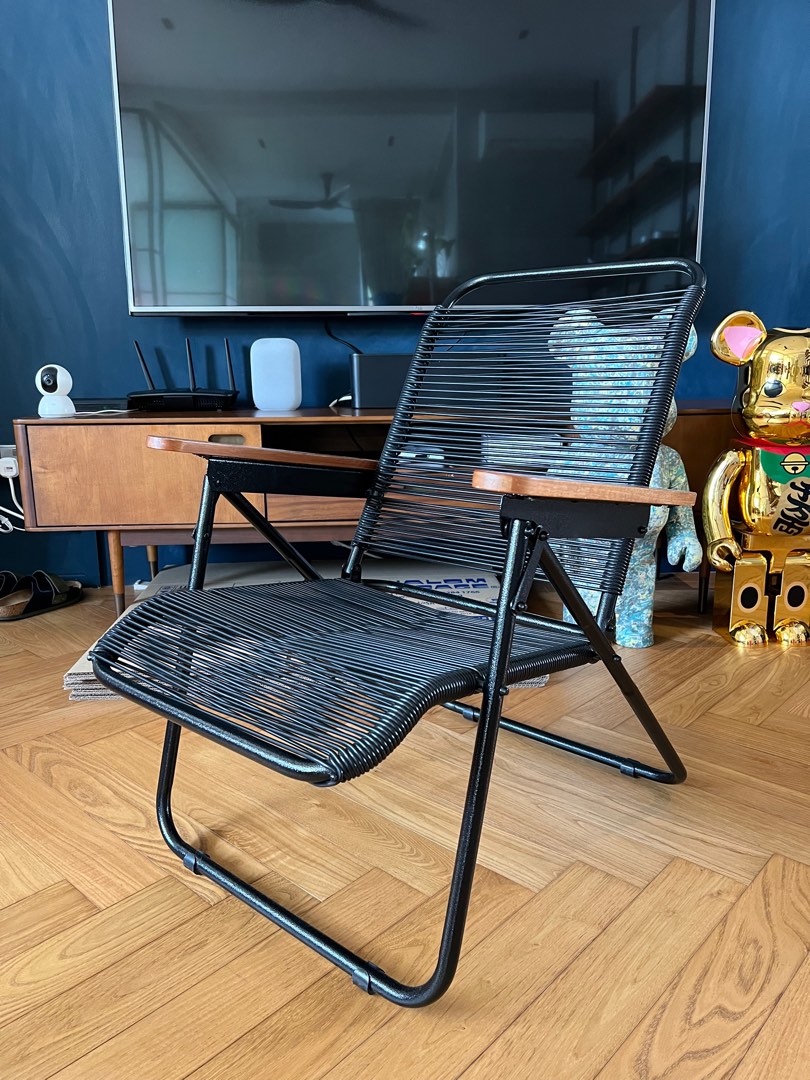 Mid Century Modern Foldable Grandpa Lounge Chair, Furniture & Home ...