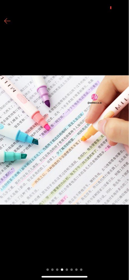 Milkliner Highlighter Set 12 Warna Pastel, Twin Tip, Buku & Alat Tulis ...