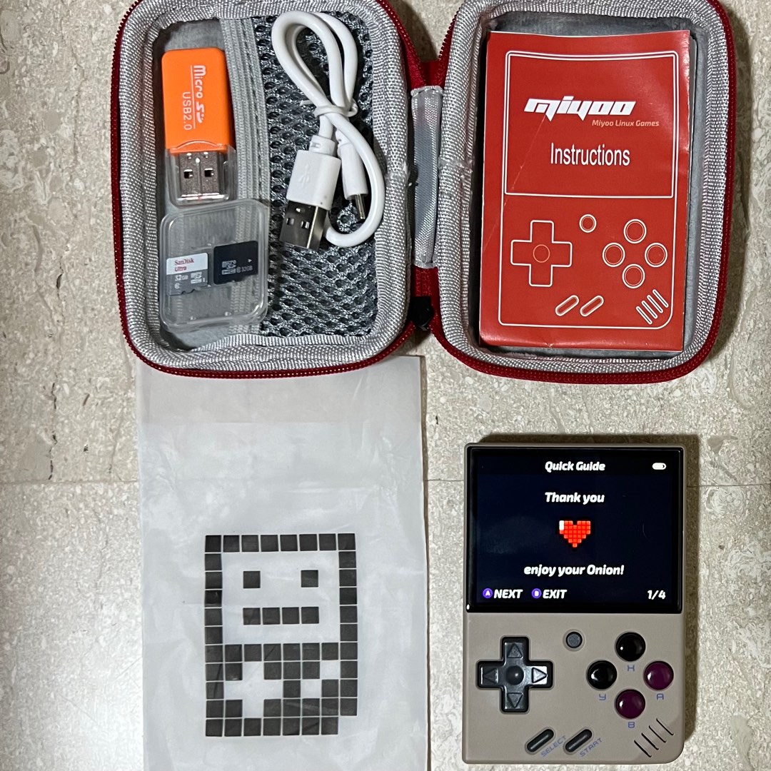 Miyoo Mini V2 (Onion Os installed), Video Gaming, Video Game Consoles ...
