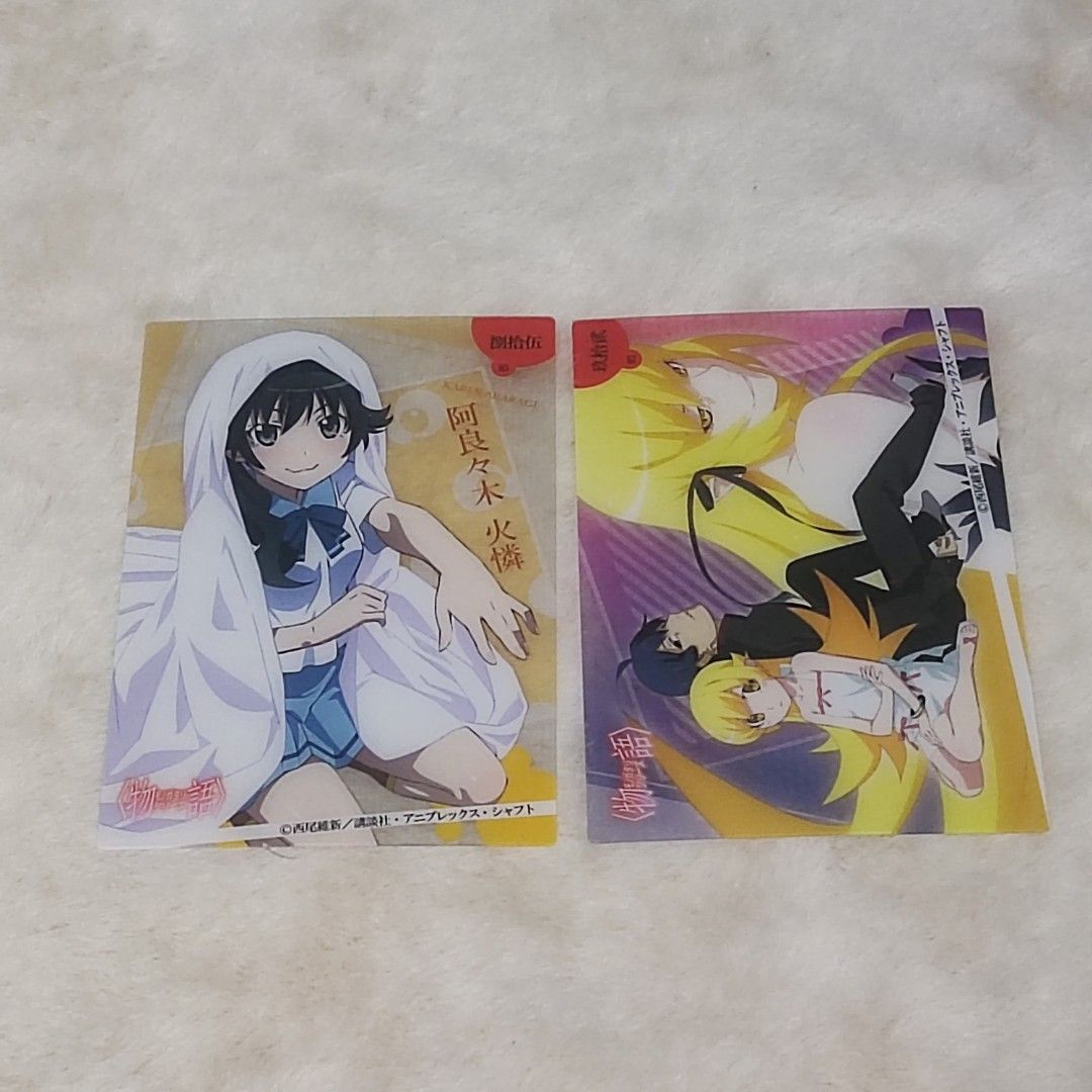Monogatari Clear Card Set Authentic on Carousell