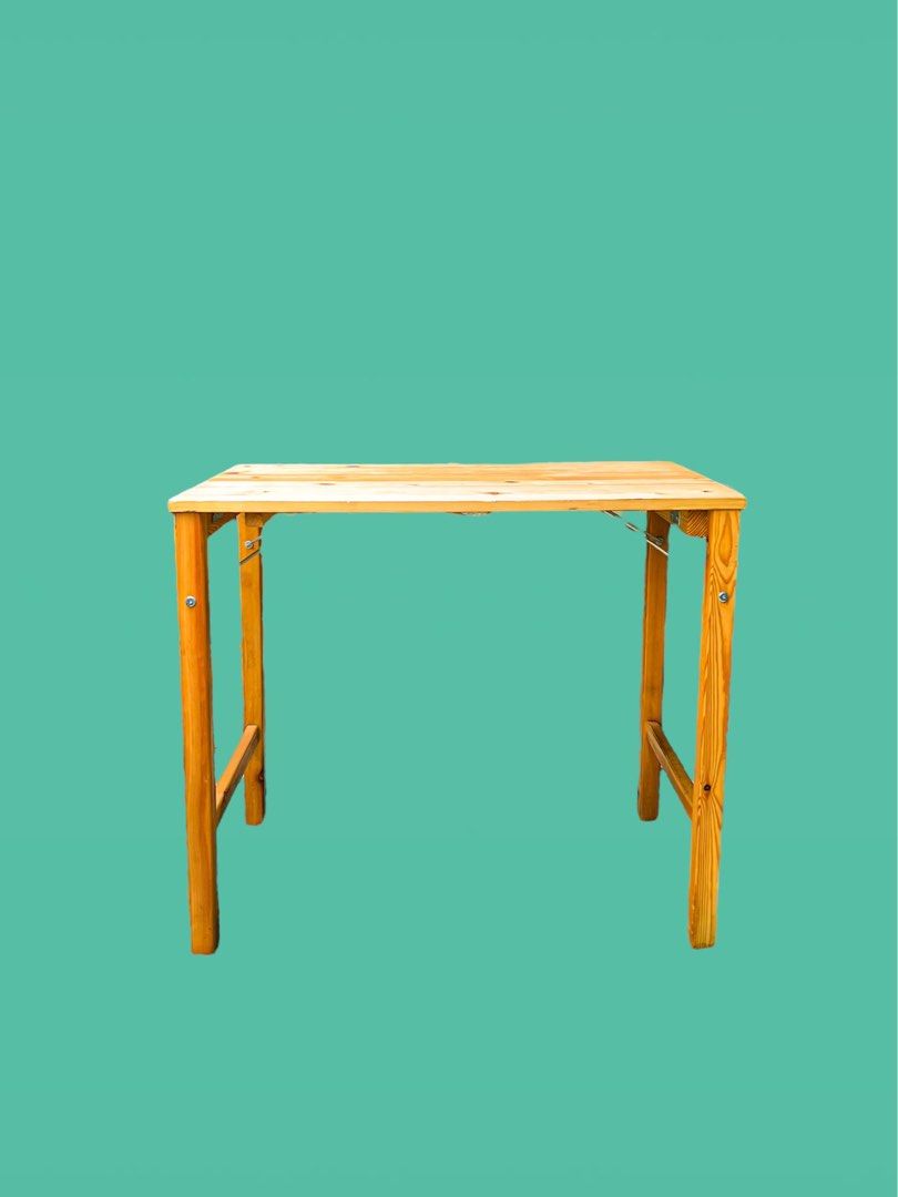 MUJI pine folding table, Furniture & Home Living, Furniture, Tables ...