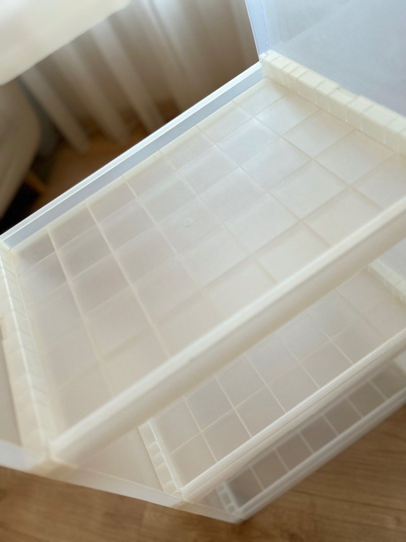Muji polypropylene wagon rack with caster , Furniture & Home Living ...