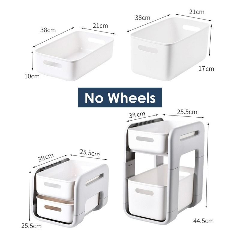 Multi Level Storage Organiser with Wheels, Furniture & Home Living ...