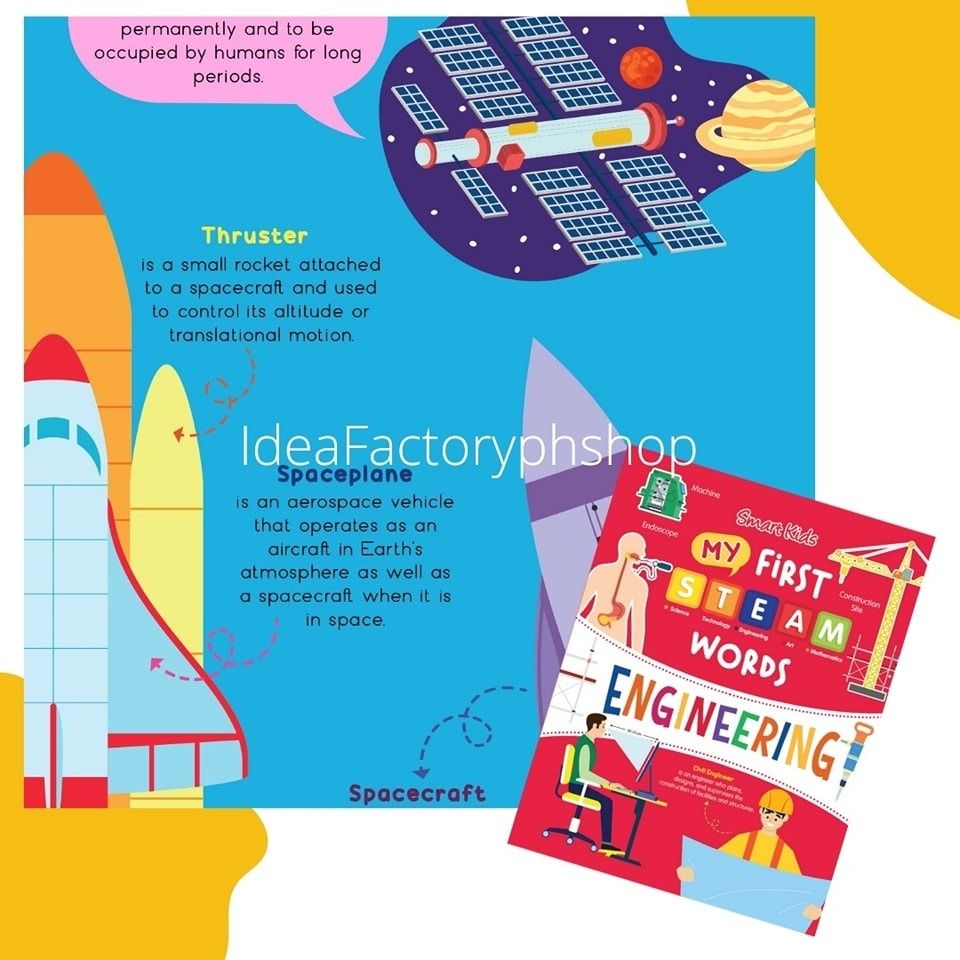 My First STEM STEAM Words Book Reference Science Art Mathematics Math ...