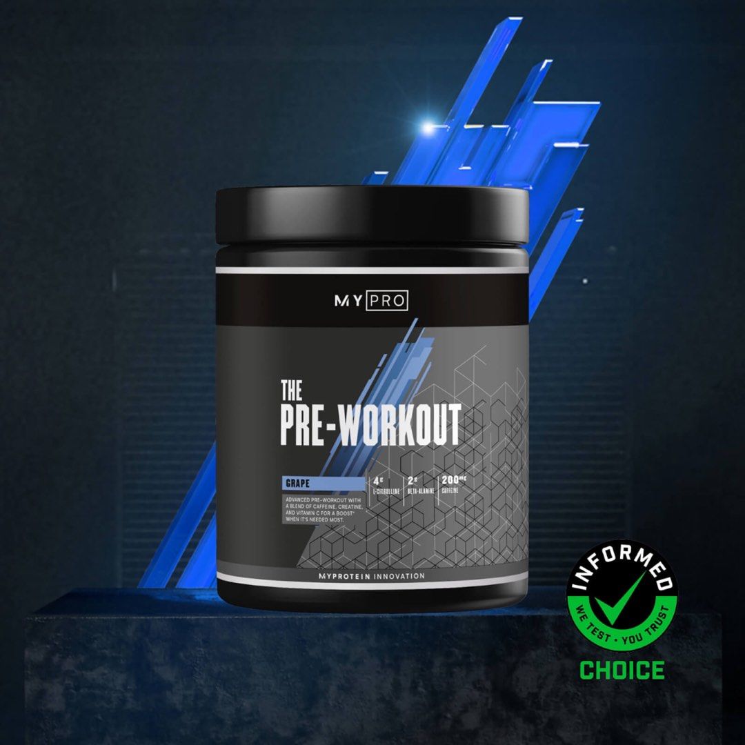 MyProtein Pro Pre-Workout - 30 servings, Health & Nutrition, Health Supplements, Sports ...
