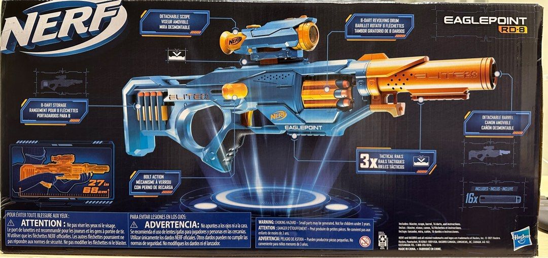 Nerf Elite 2.0 Eaglepoint RD-8, Hobbies & Toys, Toys & Games on Carousell